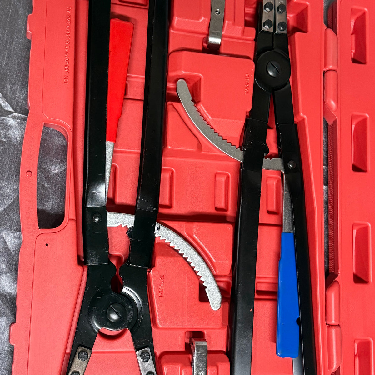 20" Heavy Duty Internal External Circlip Pliers Set Snap Ring Tool Kit ...